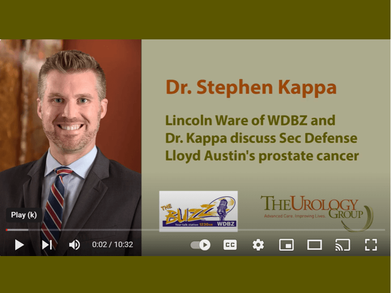 WDBZ: Dr. Stephen Kappa on Sec Defense Lloyd Austin's prostate cancer ...